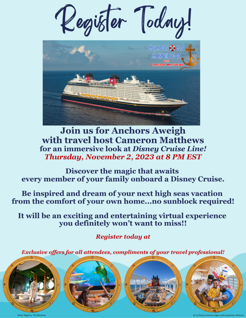 Anchors Aweigh Disney Cruise Special - Castle Vacations